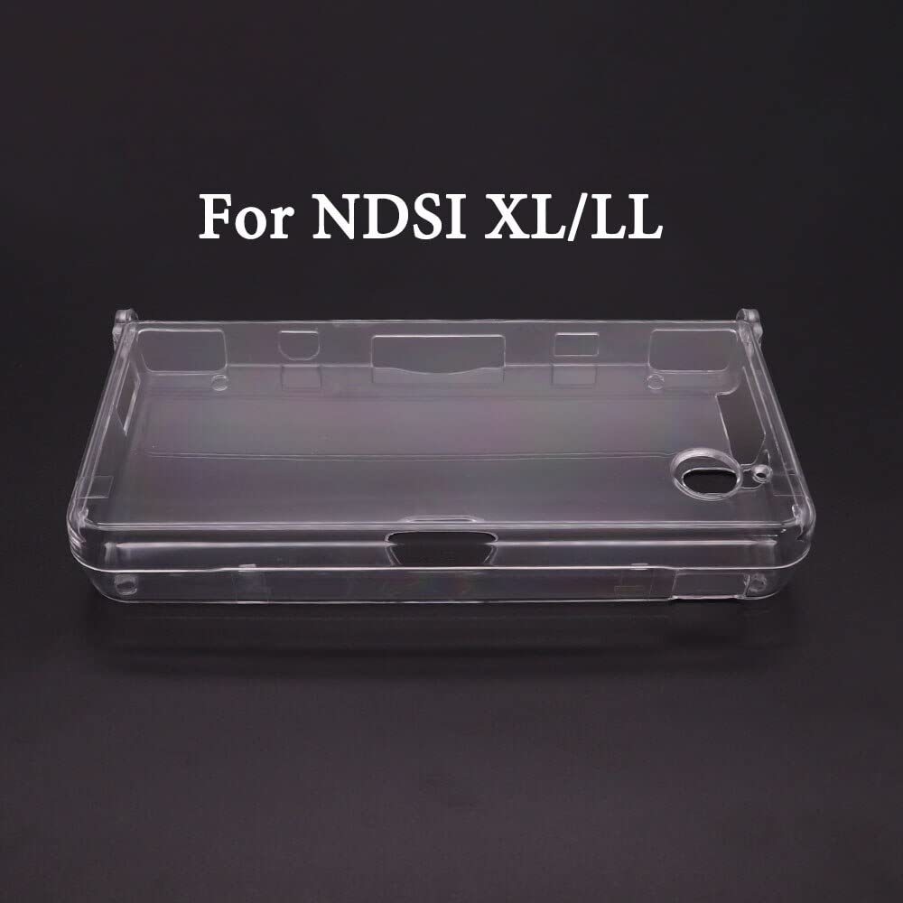 Plastic Clear Crystal Protective Hard Shell Skin Case Cover for Nintend DSi NDSi NDSi XL Console (for NDSI LL XL)