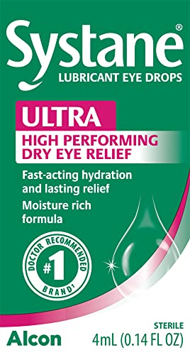 Systane Ultra Lubricant Eye Drops,0.14 Fl Oz (Pack of 1)