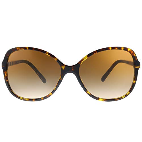 BURBERRY BE 4197 300213 Dark Havana Plastic Square Sunglasses Brown Gradient Lens