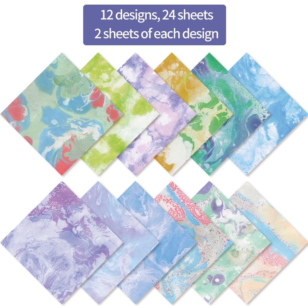 6x6” 160gsm cardstock Single Sided Scrapbooking 24 Paper Pad vintage decoupage scrapbook kit patterned paper junk journal supplies journaling supply scrap paper crafting Halo Staining