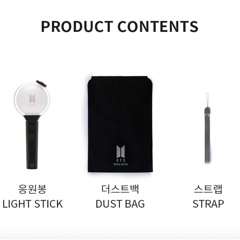 DREAMUS BTS Official Lightstick Map of The Soul Special Edition + BTS Transparant Photocard