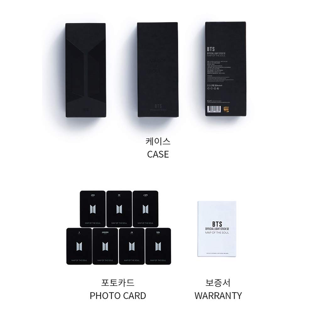 DREAMUS BTS Official Lightstick Map of The Soul Special Edition + BTS Transparant Photocard