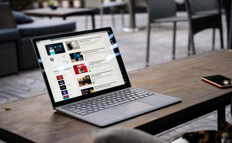 Microsoft Surface Laptop 2 Tablet 13.5" (2256x1504) Touchscreen Laptop Intel Core i5-8350U 1.7GHz, 16GB DDR4 RAM, 256GB SSD, Backlit Keyboard, Wi-Fi, Camera, Silver, Windows 10 Pro (Renewed)