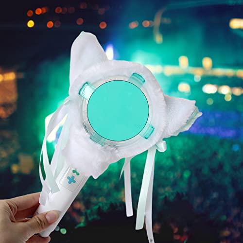 Lightstick Cover,Plush Cartoon Light Stick Covers,Glow Sticks Decorative Cute Protective Cover with Animal Ear Shape for Kpop TXT Concerts,Shows,Performance