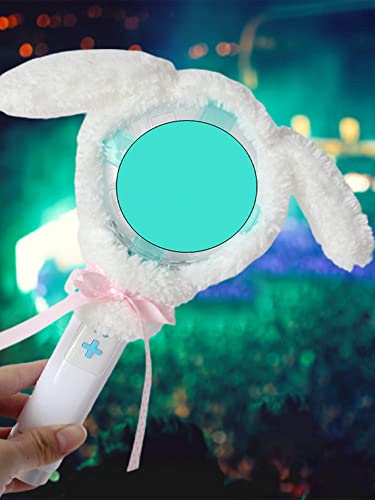 Lightstick Cover,Plush Cartoon Light Stick Covers,Glow Sticks Decorative Cute Protective Cover with Animal Ear Shape for Kpop TXT Concerts,Shows,Performance