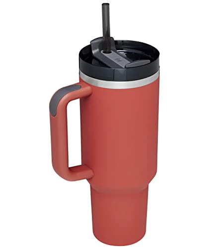 The Quencher H2.0 FlowState™ Tumbler (Soft Matte) | 40 OZ Red Rust