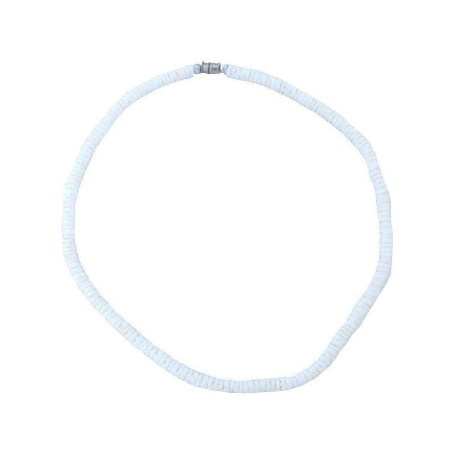 Zero Gravity Hawaii Heishi Shell Smooth Puka Shell Surfer Choker Necklace (18)