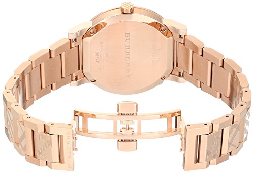 Burberry Rose Gold-Tone Dial Stainless Steel Quartz Ladies Watch BU9039