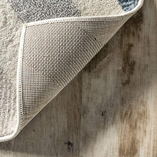 nuLOOM Neveah Contemporary Chevron Area Rug, 5' x 7' 5", Beige