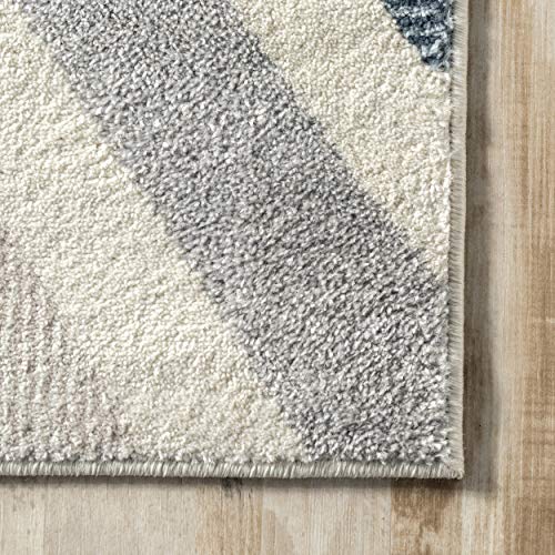 nuLOOM Neveah Contemporary Chevron Area Rug, 5' x 7' 5", Beige