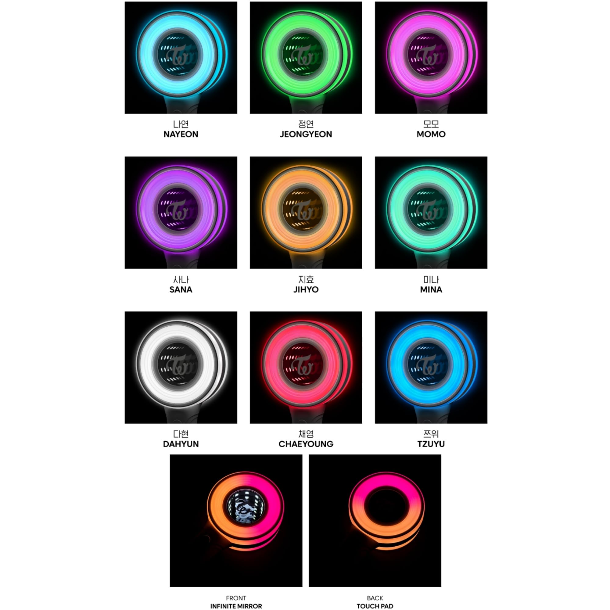 Twice Candybong Infinity Ver3. Official Lightstick - for Contert (+ Seller's Extra Photocards and Stickers Set)