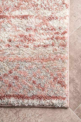 nuLOOM Transitional Moroccan Hattie Area Rug, 9' x 12', Pink