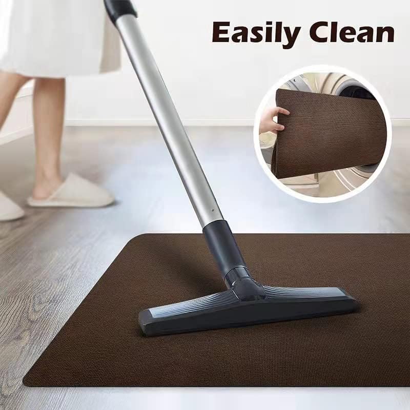 Office Chair Mat, aidoupetPrivateorder Opaque Office Desk Chair Mat for Hardwood Floors Chair Mat Floor Protector Desk Mat Multi-Purpose for Home 0.16" Thick 55"x35" Freely Cuttable (Black)
