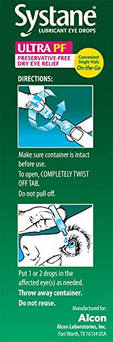 Systane Ultra Lubricant Eye Drops, 25 Count