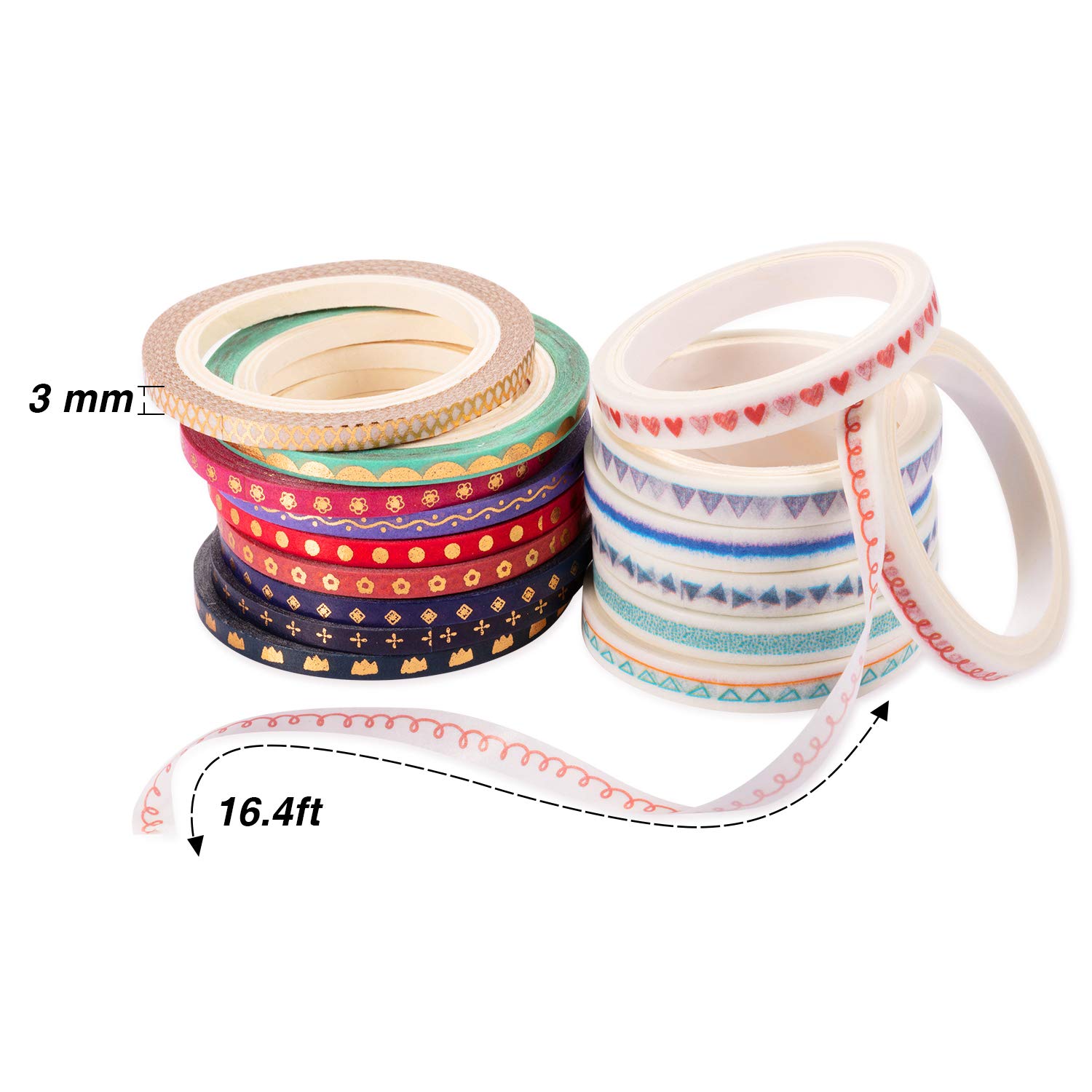 Scrapbooking Supplies Kit Scrapbook Tools and Supplies Journal Stencil Washi Tape and Journal Planner Pen for Journal Notebook Diary DIY Plastic Drawing Template(Style B)