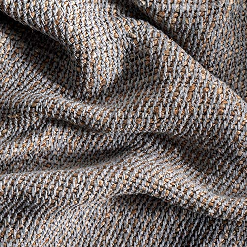 nuLOOM Flatweave Natural Fiber Fenella Area Rug, 6' x 9', Grey
