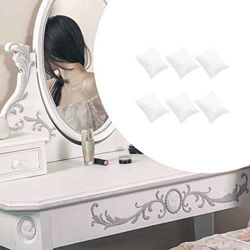 Unomor 6Pcs watch box pillow silk pillowcase monitor stand black throw pillow black tray black pillow covers pillows bracelet pillow case Watch Pillow white silk floss small pillow pu