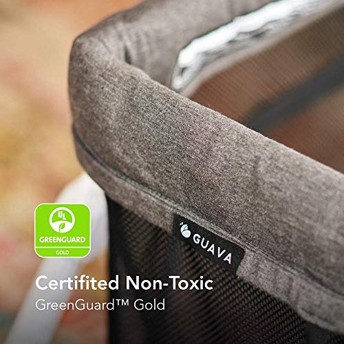 Lotus Travel Crib - Backpack Portable, Lightweight, Easy to Pack Play-Yard with Comfortable Mattress - Certified Baby Safe
