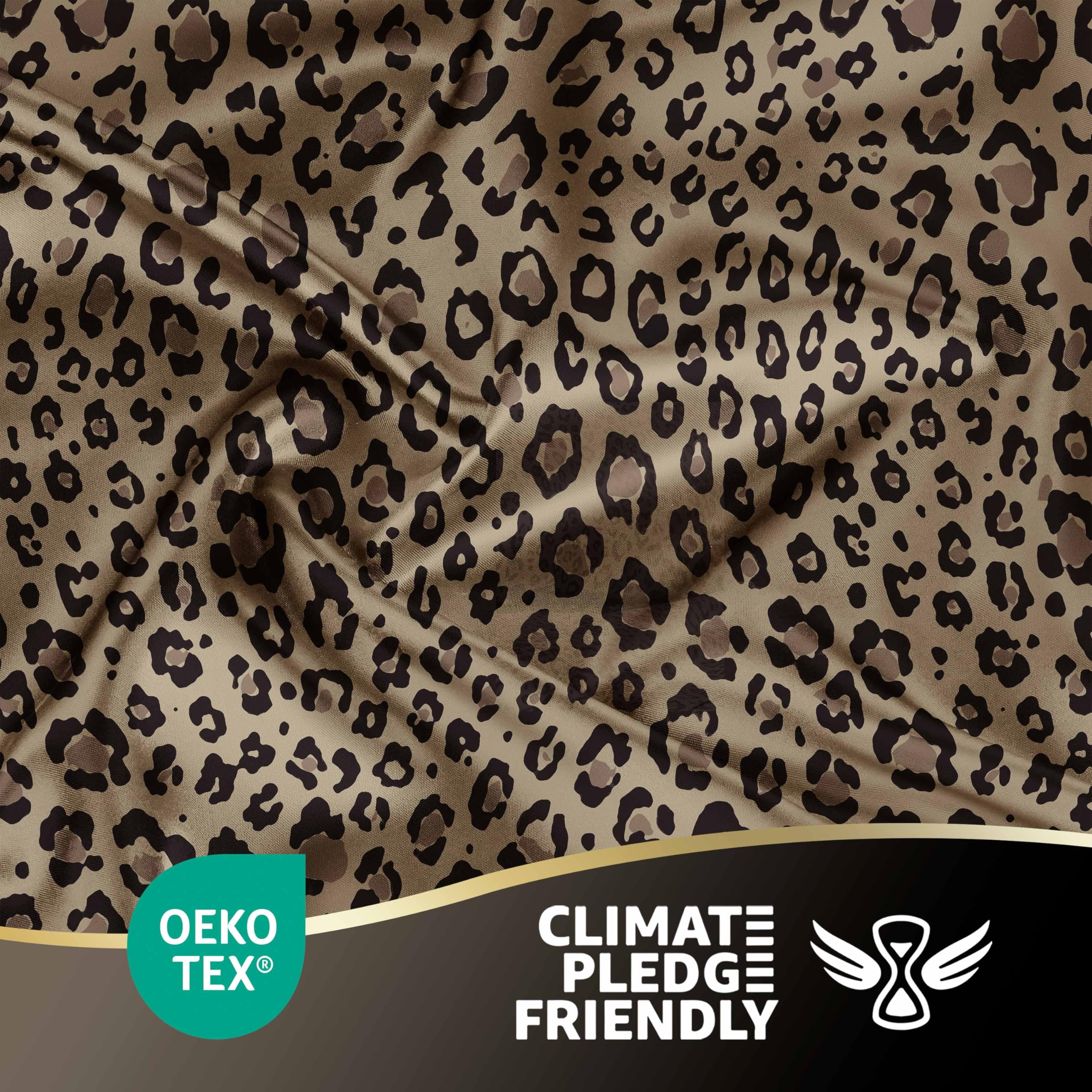 2 Pack Standard Pillow Cases – Silky Smooth Pillow Covers – Satin – Great for Hair & Skin – Luxury – Satin Pillowcase - Set of 2 – Leopard