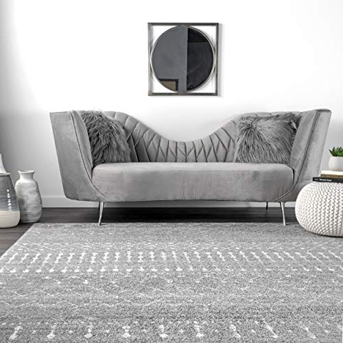 nuLOOM Moroccan Blythe Area Rug, 4' x 6', Dark Grey