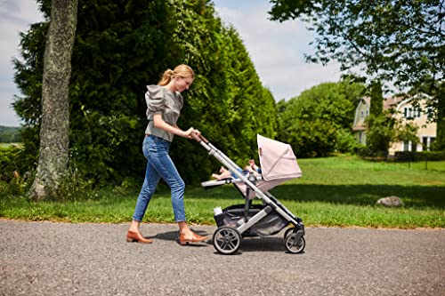 Cruz V2 Stroller - Alice (Dusty Pink/Silver/Saddle Leather) + Infant Snug Seat