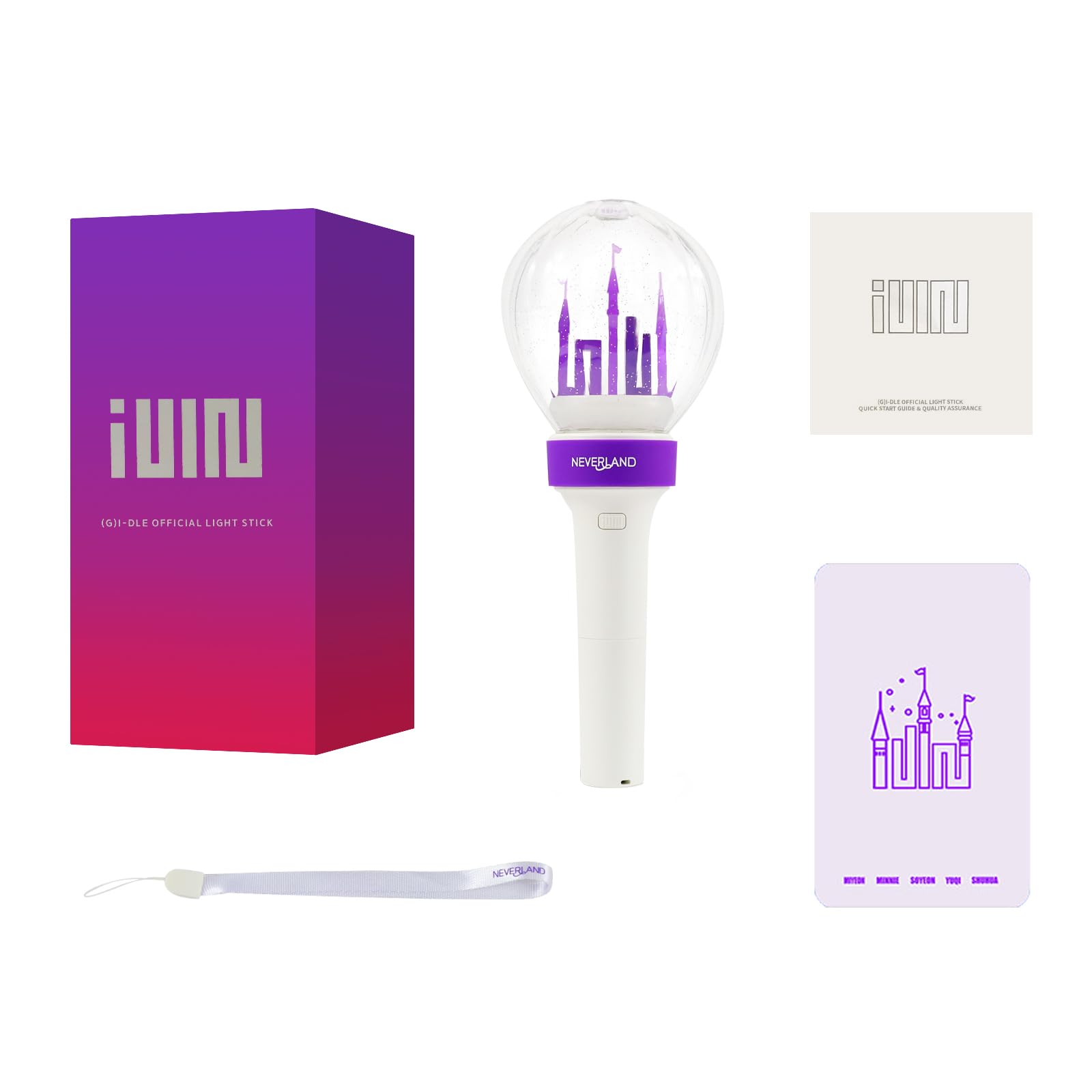 HYUNLAI (G) I-DLE Light Stick，Idol Party Music Festival Atmosphere Light Stick