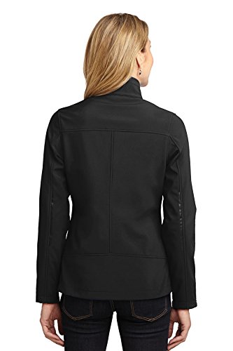 Port Authority Ladies Welded Soft Shell Jacket, L324, Black, XL