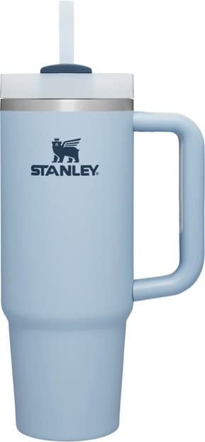 Stanley 30 oz Quencher Chambray/Blue with Straw - H2.0 Flowstate™ Tumbler