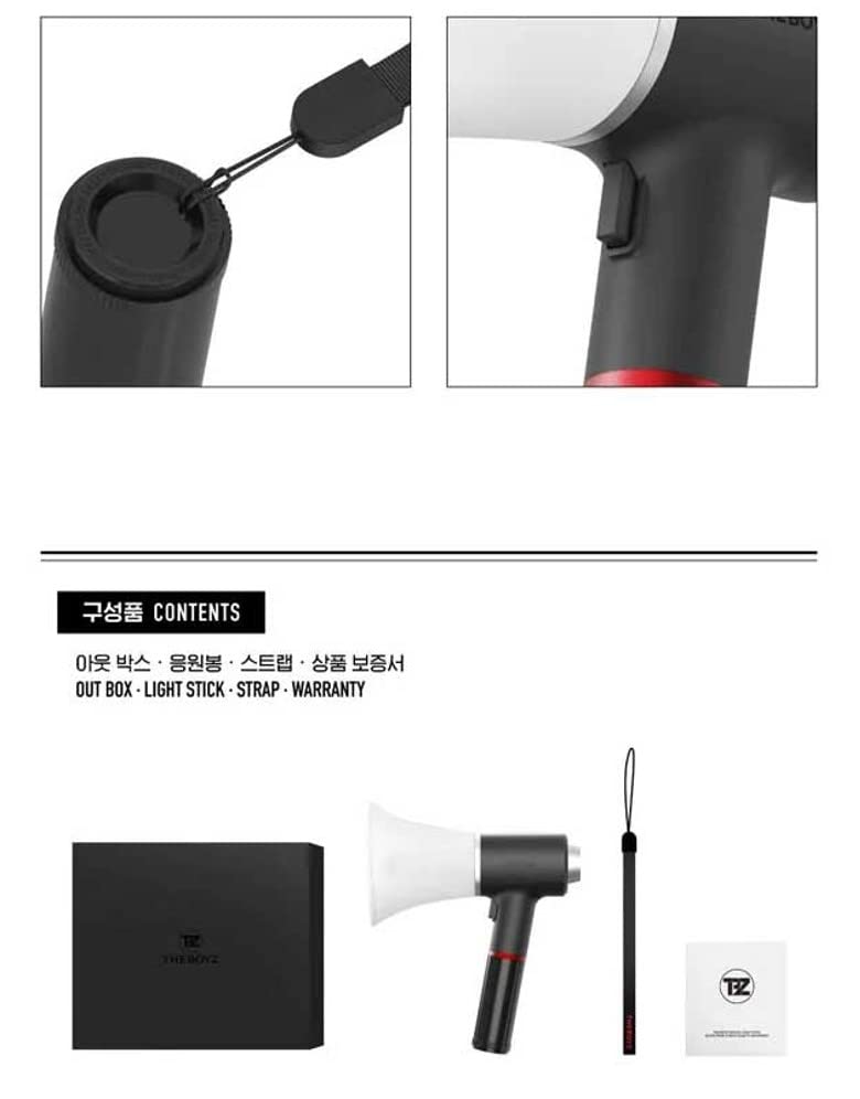 KPOPINTOUCH The Boyz Official Fan Light Stick Cheering Lightstick for K-Pop Idol Concert Lightup Lighting Party Supplies