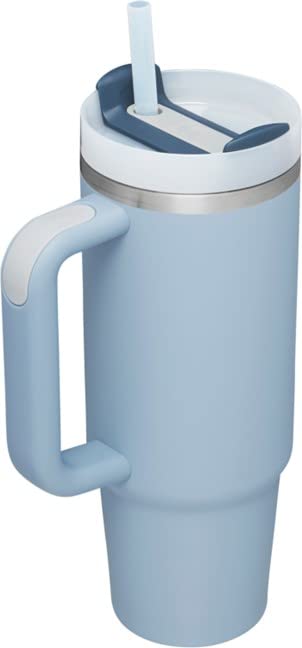 Stanley 30 oz Quencher Chambray/Blue with Straw - H2.0 Flowstate™ Tumbler
