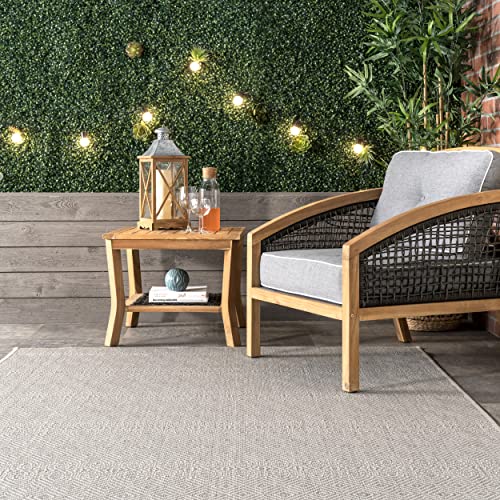 nuLOOM Paloma Abstract Geometric Indoor/Outdoor Area Rug, 4' x 6', Grey