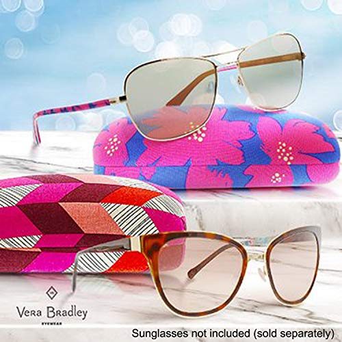Vera Bradley Sunglasses/Eyeglasses Clamshell Hard Case (Heirloom Paisley, Sunglasses Case)