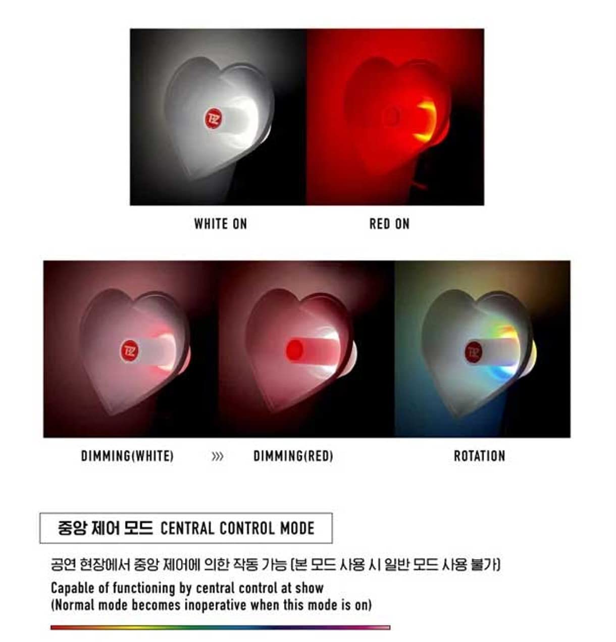 KPOPINTOUCH The Boyz Official Fan Light Stick Cheering Lightstick for K-Pop Idol Concert Lightup Lighting Party Supplies