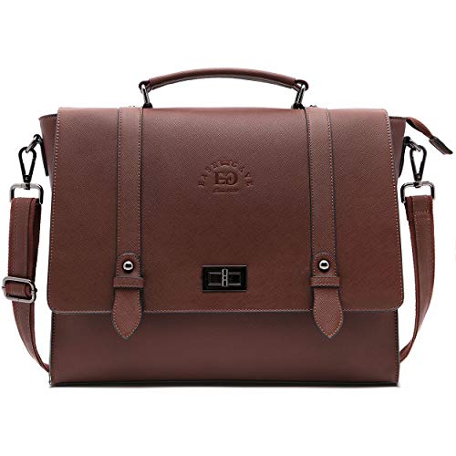 Laptop Bag,15.6 Inch Women Laptop Briefcases Business Laptop Shoulder Bags Structured Work Tote Bag with Professional Padded Compartment for Tablet Notebook Ultrabook,Graduation Gifts for Her