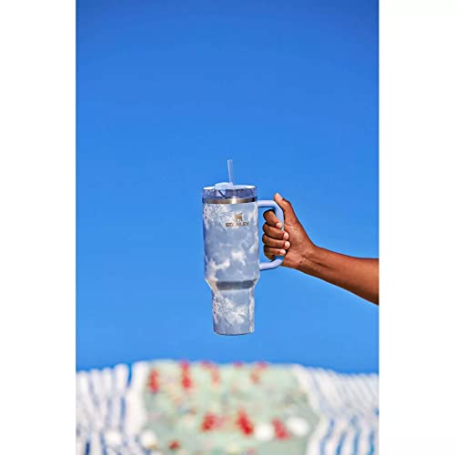 Stanley Adventure Quencher Travel Tumbler 40 oz - Ocean Blue Tie Dye