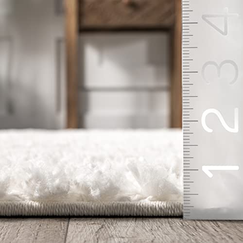 nuLOOM Akia Lattice High/Low Tassel Area Rug, 9' x 12', Beige