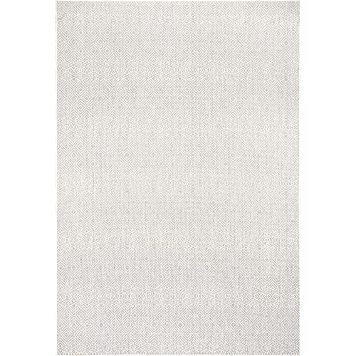 nuLOOM Paloma Abstract Geometric Indoor/Outdoor Area Rug, 4' x 6', Grey