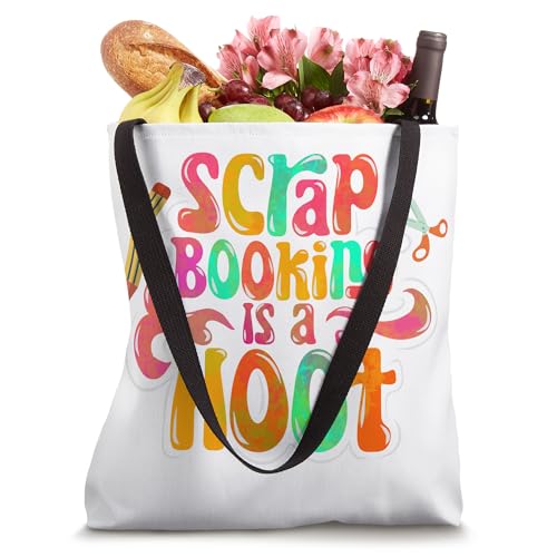 Scrapbook Scrapbooking Is A Hoot Scrapbooking Tote Bag