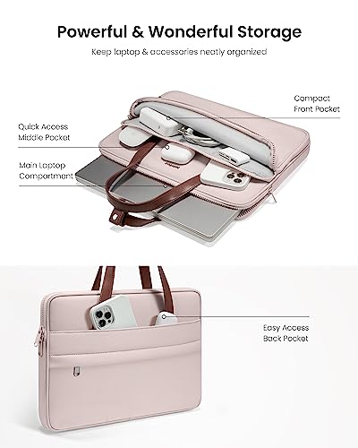 tomtoc Protective Crossbody Laptop Bag Case For 13-14 Inch MacBook, iPad Pro/Air with Magic Keyboard, Surface Pro/Laptop, Copilot PC, Water Resistant