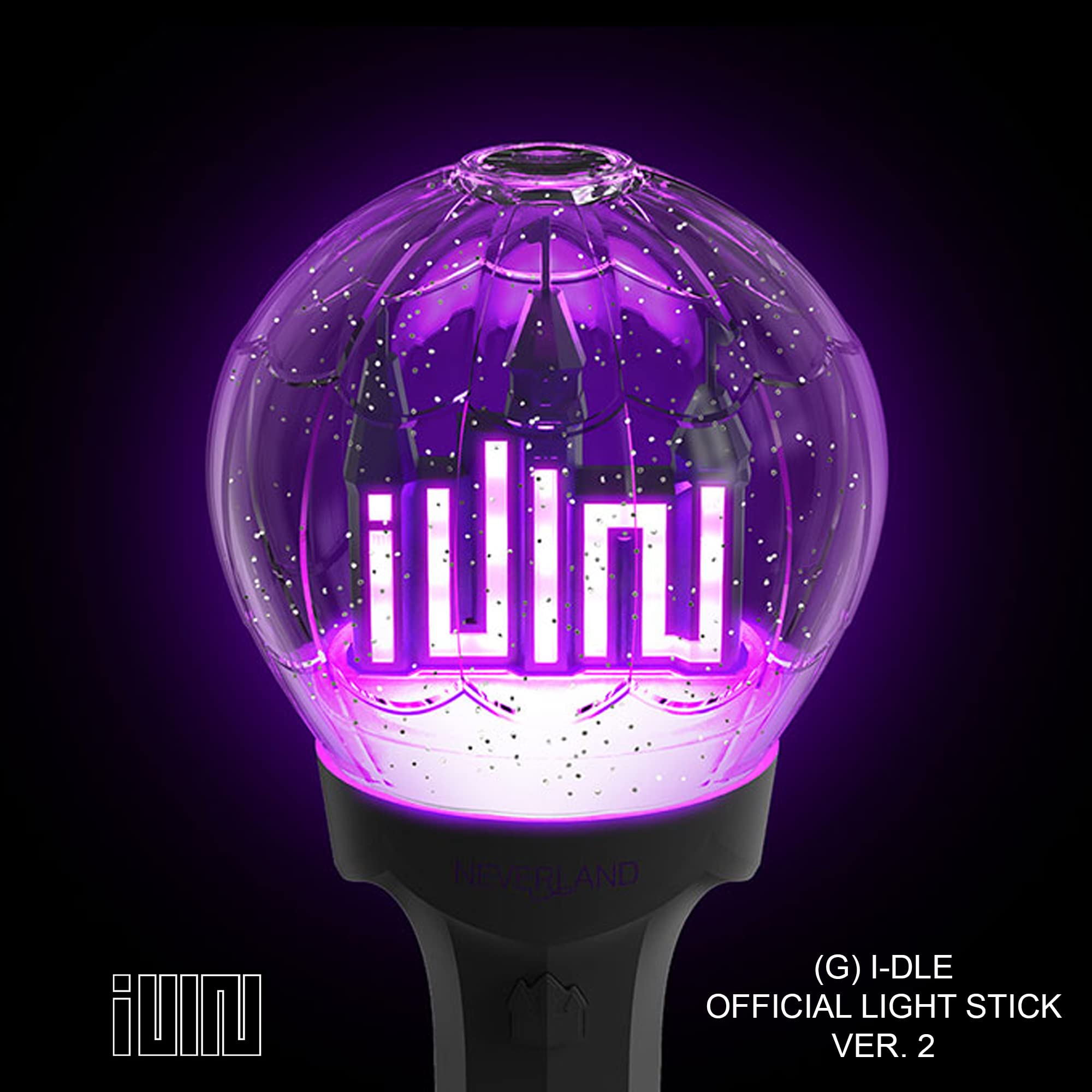 (G) I-DLE Official Lightstick Ver.2 + Seller's Photocards Set β Exclusive K-Pop Merchandise