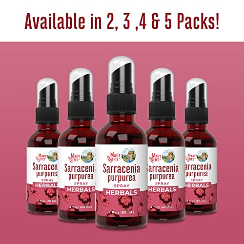 MaryRuth Organics Sarracenia Purpurea Liquid | Sarracenia Purpurea Topical Herbal Liquid | Purple Pitcher Plant | Vegan | Non-GMO | Gluten Free | 2 Fl Oz | 2 Pack