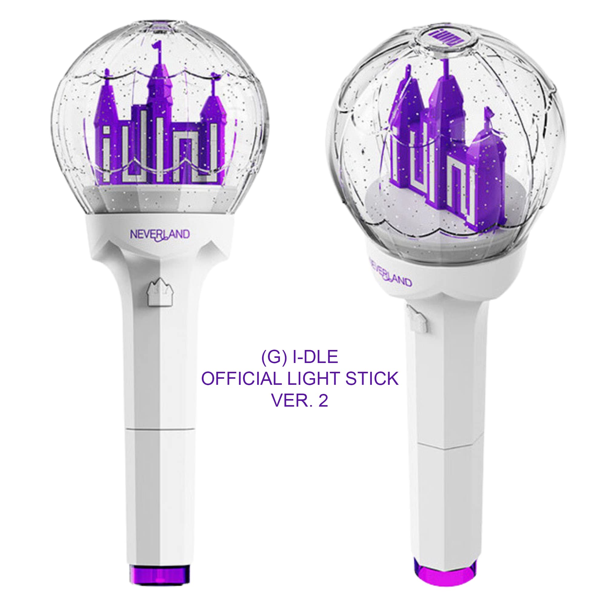 (G) I-DLE Official Lightstick Ver.2 + Seller's Photocards Set β Exclusive K-Pop Merchandise