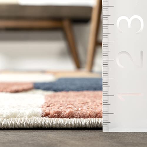 nuLOOM Randi Modern Geometric Indoor/Outoodr Area Rug, 5' 3" x 7' 7", Beige