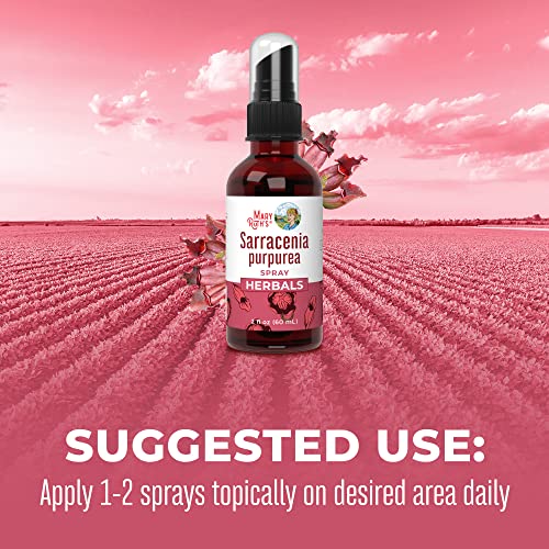 MaryRuth Organics Sarracenia Purpurea Liquid | Sarracenia Purpurea Topical Herbal Liquid | Purple Pitcher Plant | Vegan | Non-GMO | Gluten Free | 2 Fl Oz | 2 Pack