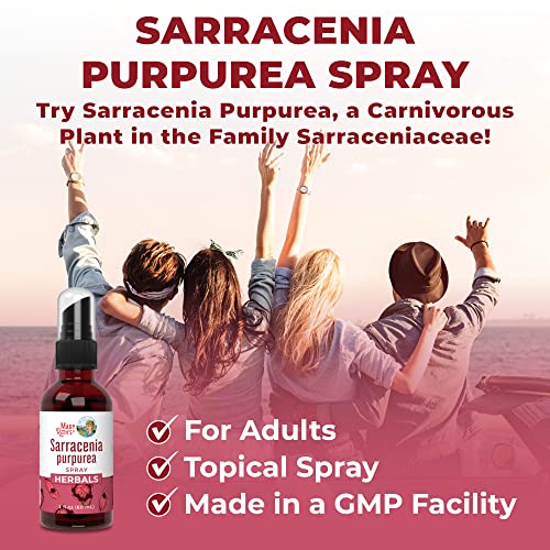 MaryRuth Organics Sarracenia Purpurea Liquid | Sarracenia Purpurea Topical Herbal Liquid | Purple Pitcher Plant | Vegan | Non-GMO | Gluten Free | 2 Fl Oz | 2 Pack