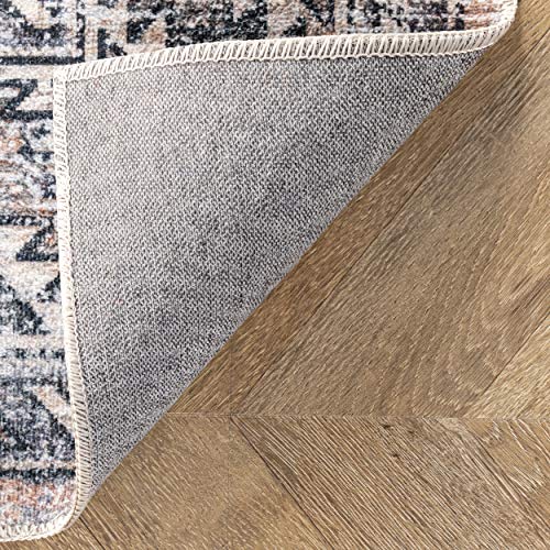 nuLOOM Bowie Machine Washable Tribal Pattern Area Rug 5 x 8 ft