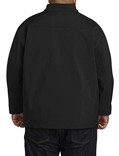 Amazon Essentials Men's Water-Resistant Softshell Jacket, Black, X-Small