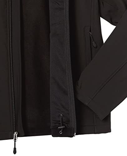 Amazon Essentials Men's Water-Resistant Softshell Jacket, Black, X-Small