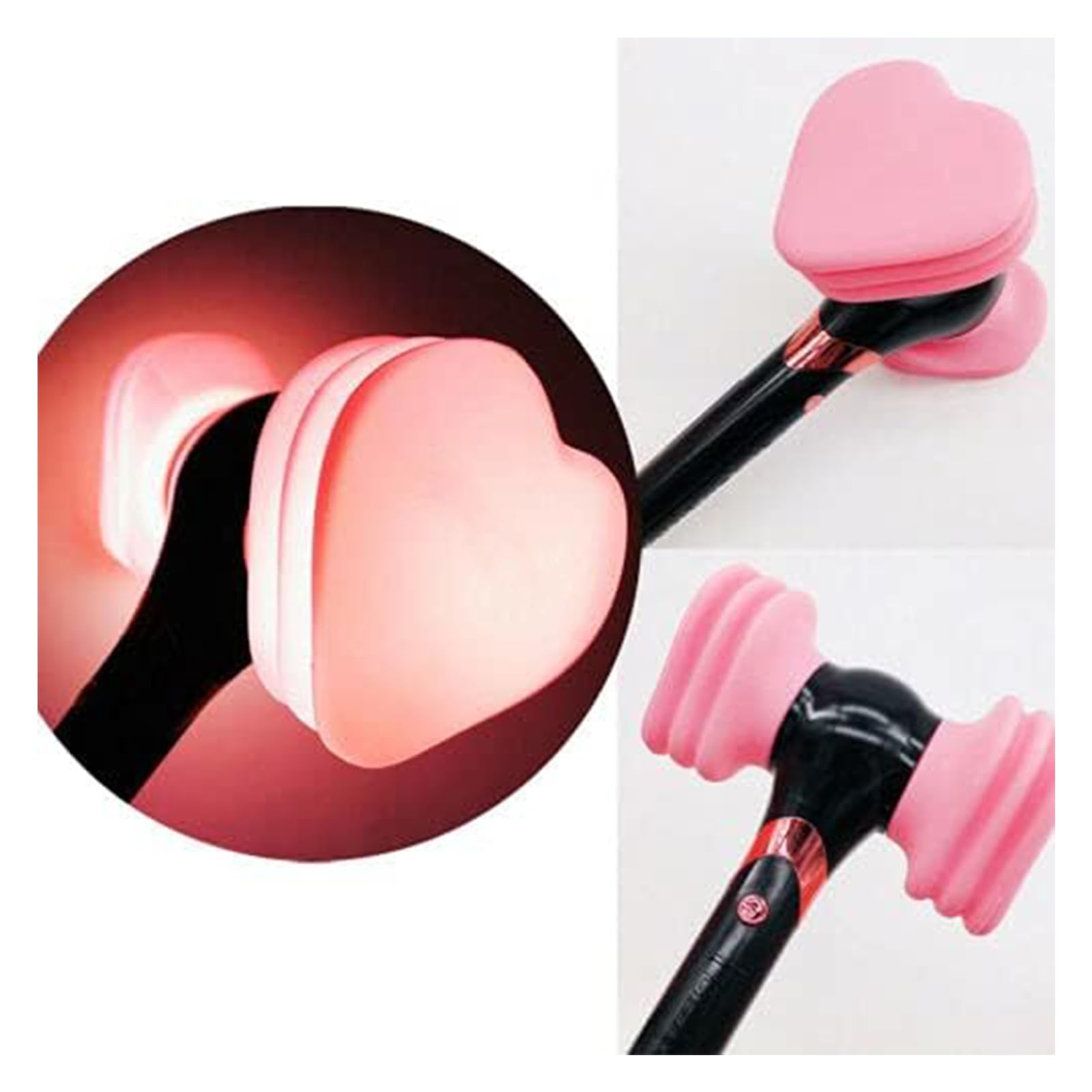 BP Lightstick Concert Battery Operated Official Glow Lamp Hammer Light Stick Fans Gift Hiphop Stick Luminous Toys (Pink, One Size)