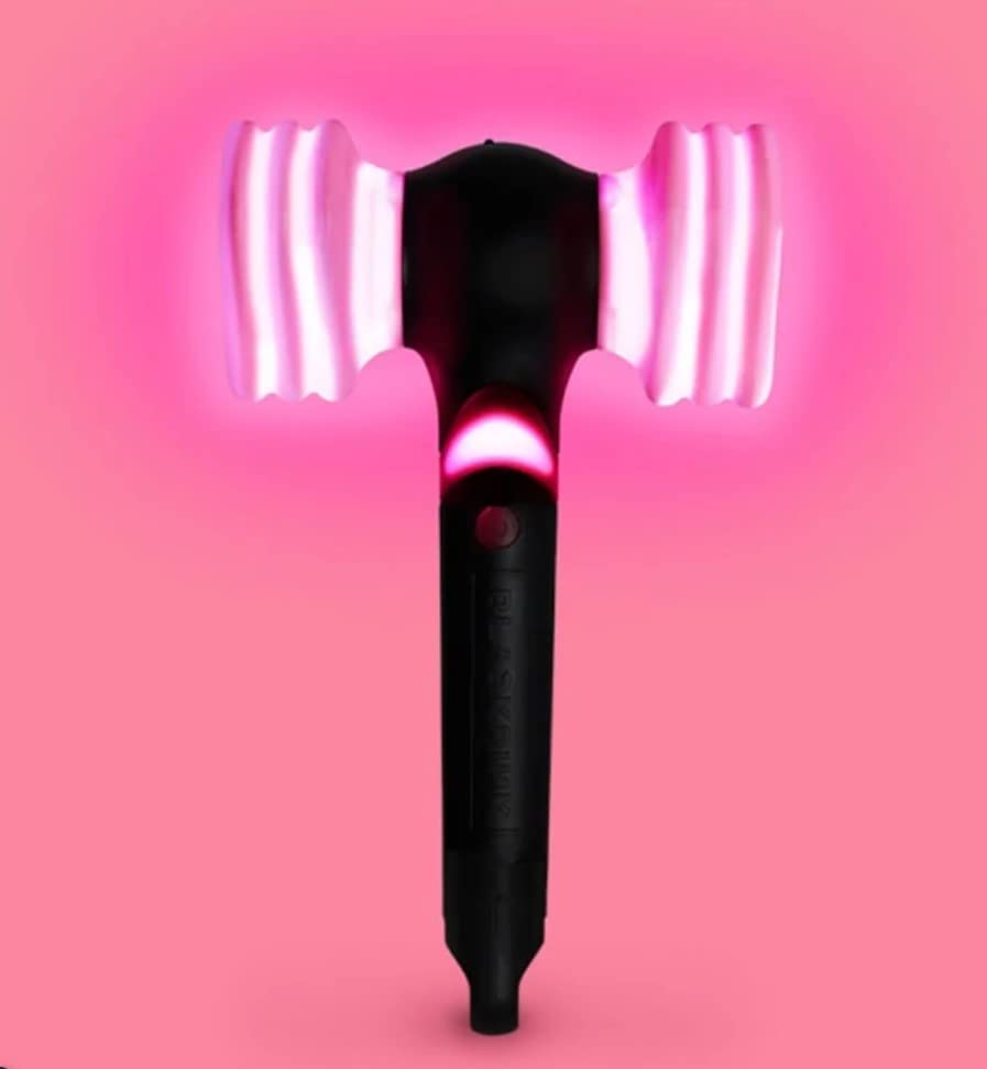 Niaycouky Black Pink Official Lightstick Version 2.0, Fan Light Stick Cheering for K-Pop Idol Concert Lighting Party Supplies with 52pcs Photocards Set